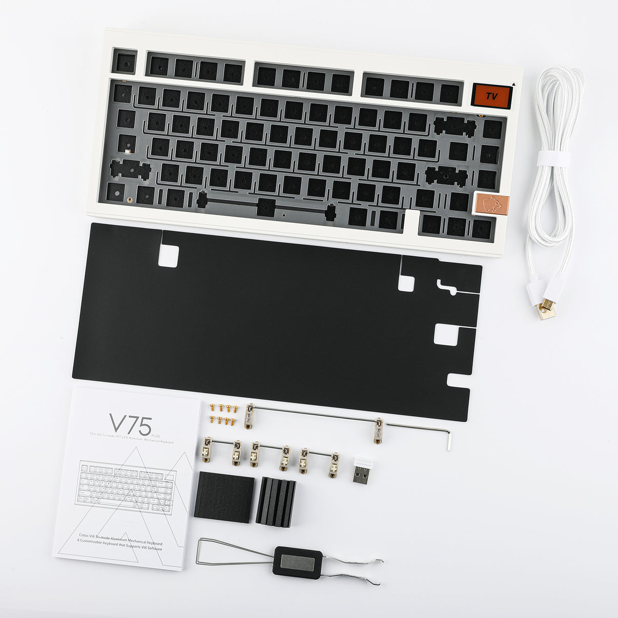 CIDOO V75 Plus VIA DIY Kit